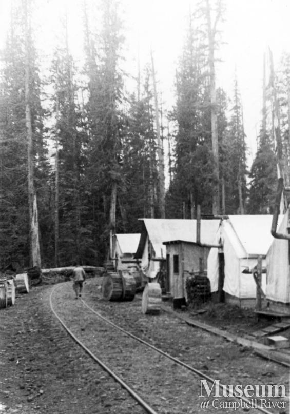 Camp 10 in the Elk Valley alongside logging railline | Campbell River ...